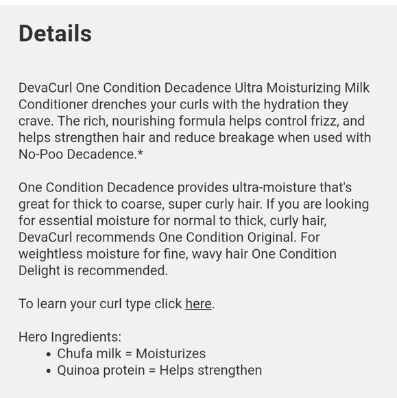 DevaCurl | Hair | Devacurl One Condition Decadence Ultra Moisturizing ...